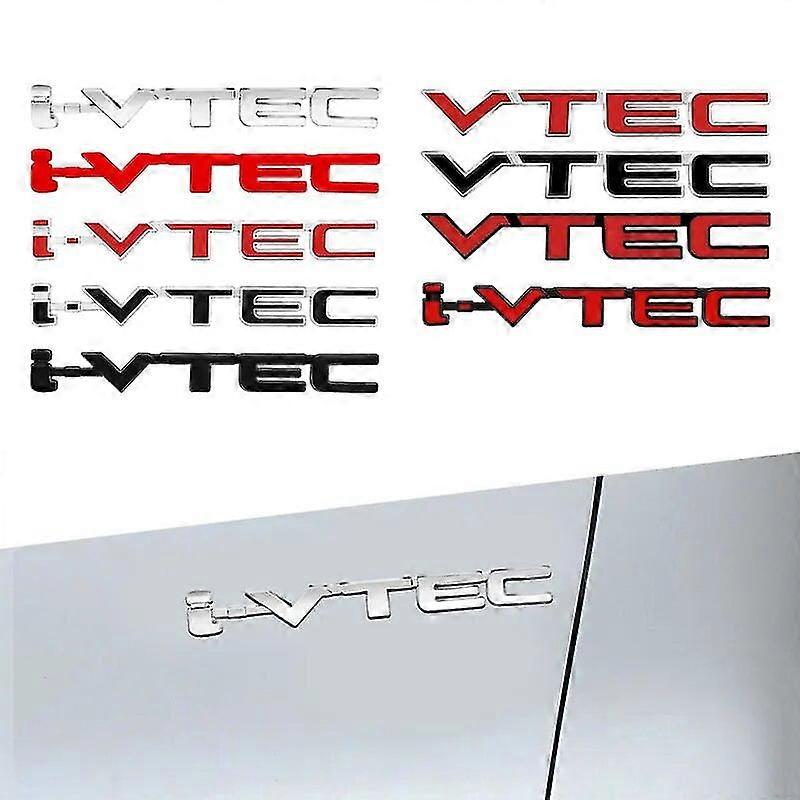 3D Metal VTEC I VTEC Letter Logo Car Fender Rear Trunk Body Emblem ...