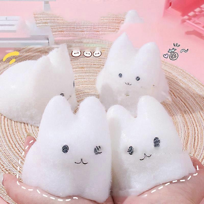 Squishy Kawaii Large White Rabbit Squeeze Fidgety Toy Jelly Cat Cute ...