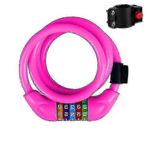 Children's Security Bicycle Lock, Colourful Combination Lock Women ...