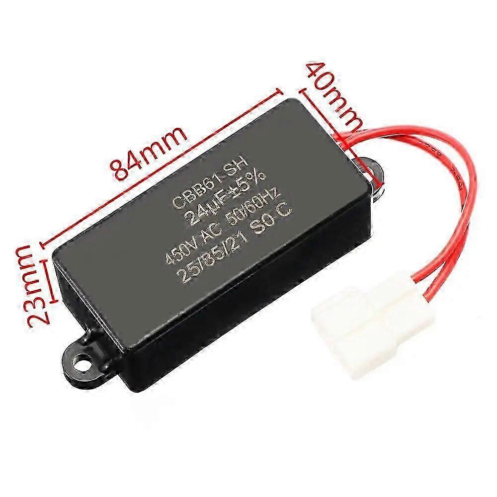 New 24uF CBB61 Generator Capacitor 450VAC For Brushless Gas & Diesel ...