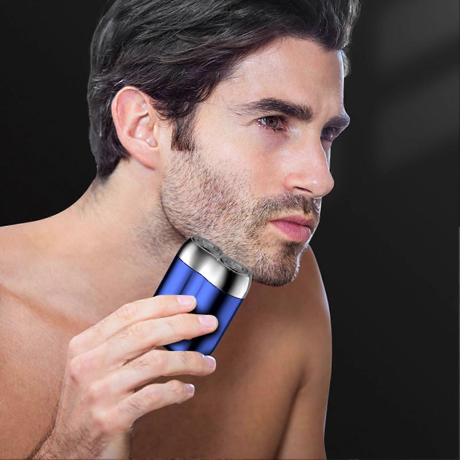 Mini Double Head Electric Shaver USB Rechargeable Waterproof Travel ...