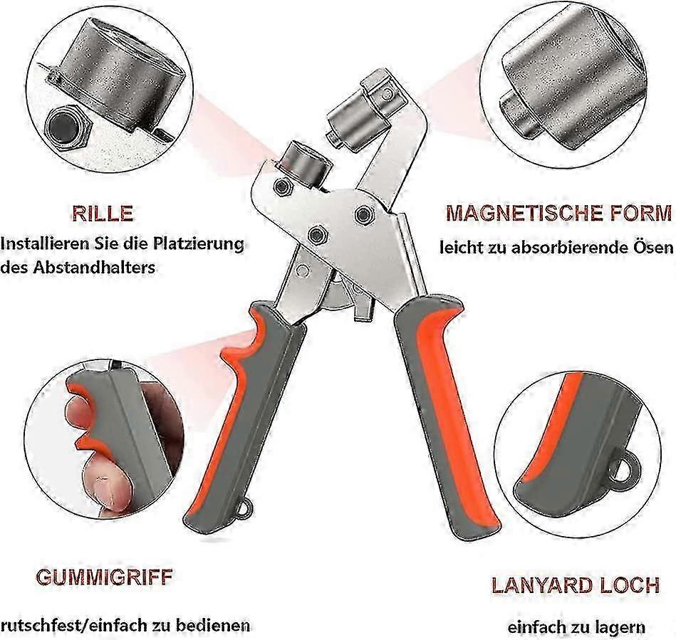 Eyelet Tool Kit Eyelet Press Pliers Manual Punch Kits Handheld Eyelet ...