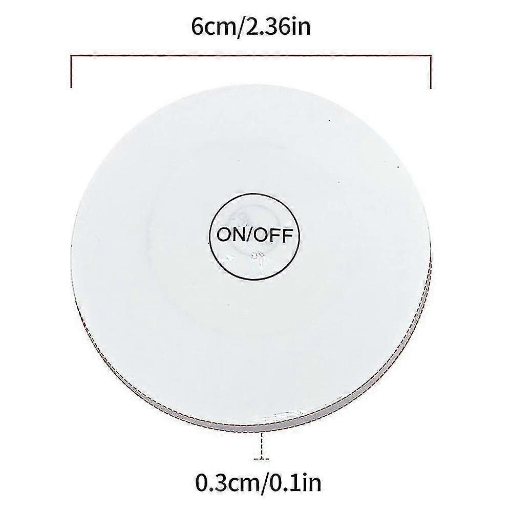 LED Coaster Lights Round Flash Cup Mat Stickers for Wine Liquor Bottles ...