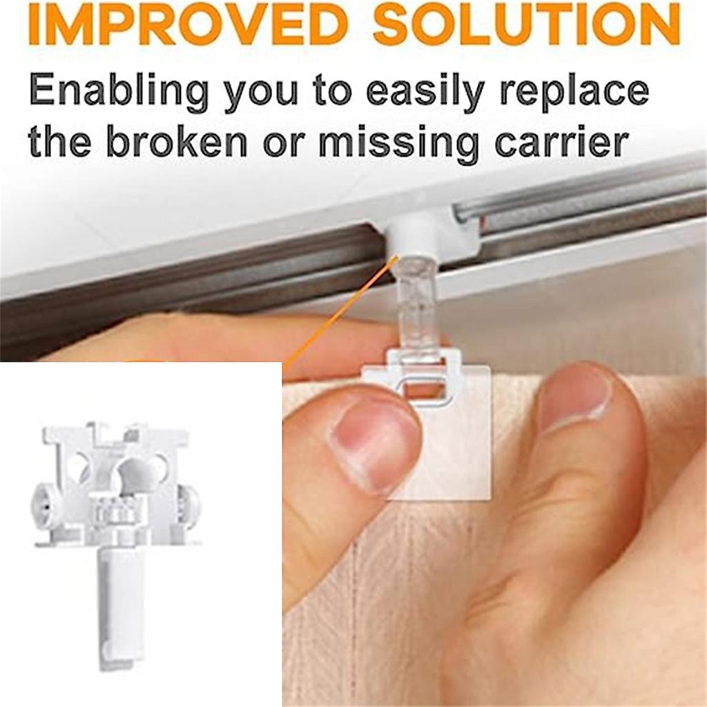 Vertical Blind Repair set Curtain Repair Carrier set Easy to Install Replacement Part ...