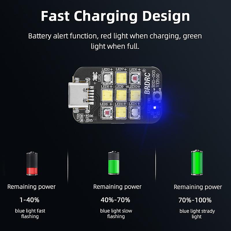 For DJI Mini 4Pro/Air/Mavic Series Drone Lighting Night Flight Flash ...