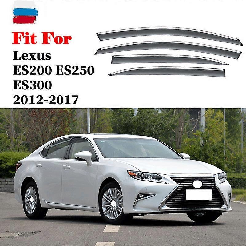 Unique FOR Lexus ES200 ES300 ES250 window visor car rain shield deflectors awning trim cover ...