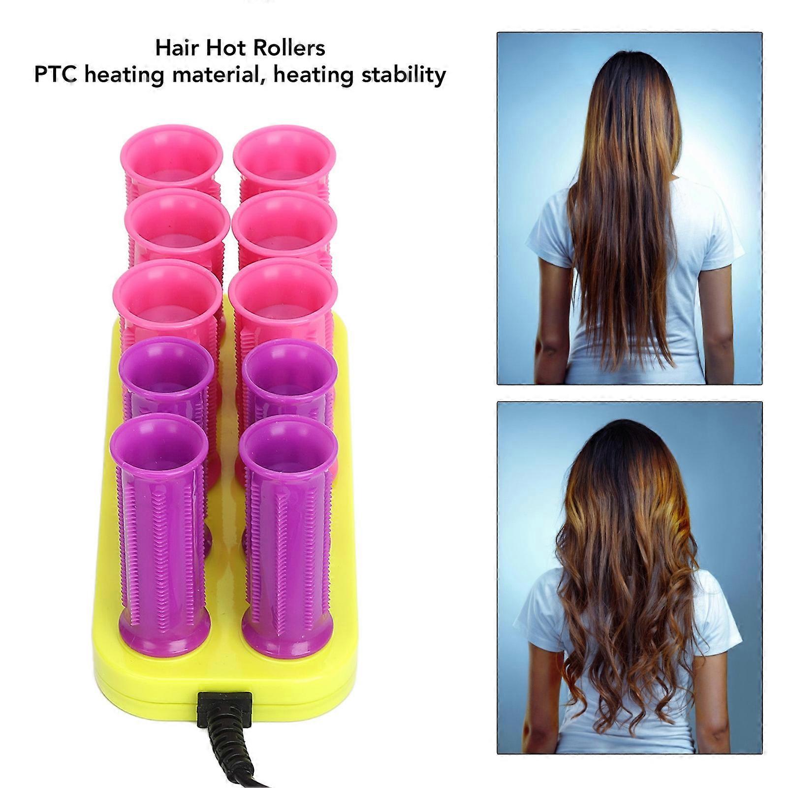 70w Hair Hot Rollers Fast Heating Long Lasting Hair Styling Electric ...