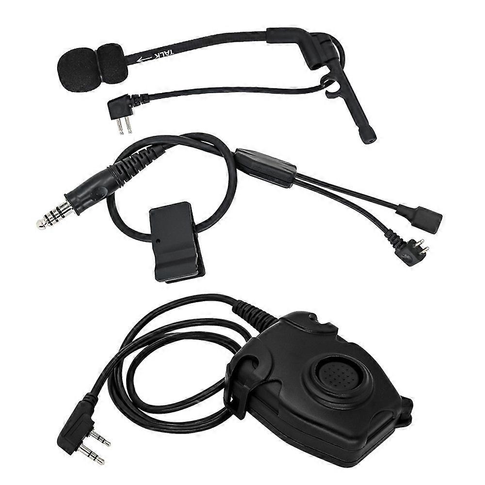 Y Cable with Comtac Microphone and U94 Ptt, Suitable for Tactical ...