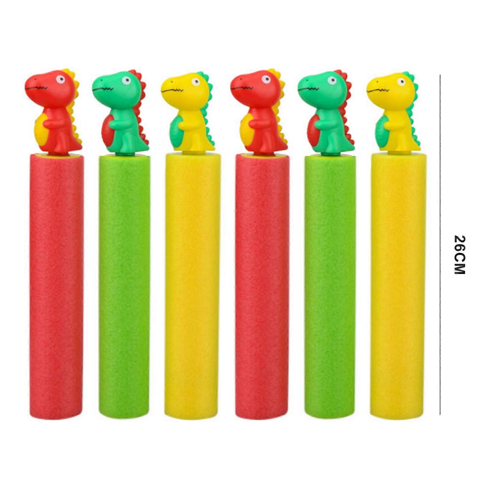 3/6Pcs Kids Water Toy Pull-out Dinosaur Shark Long Range Water Shooter ...