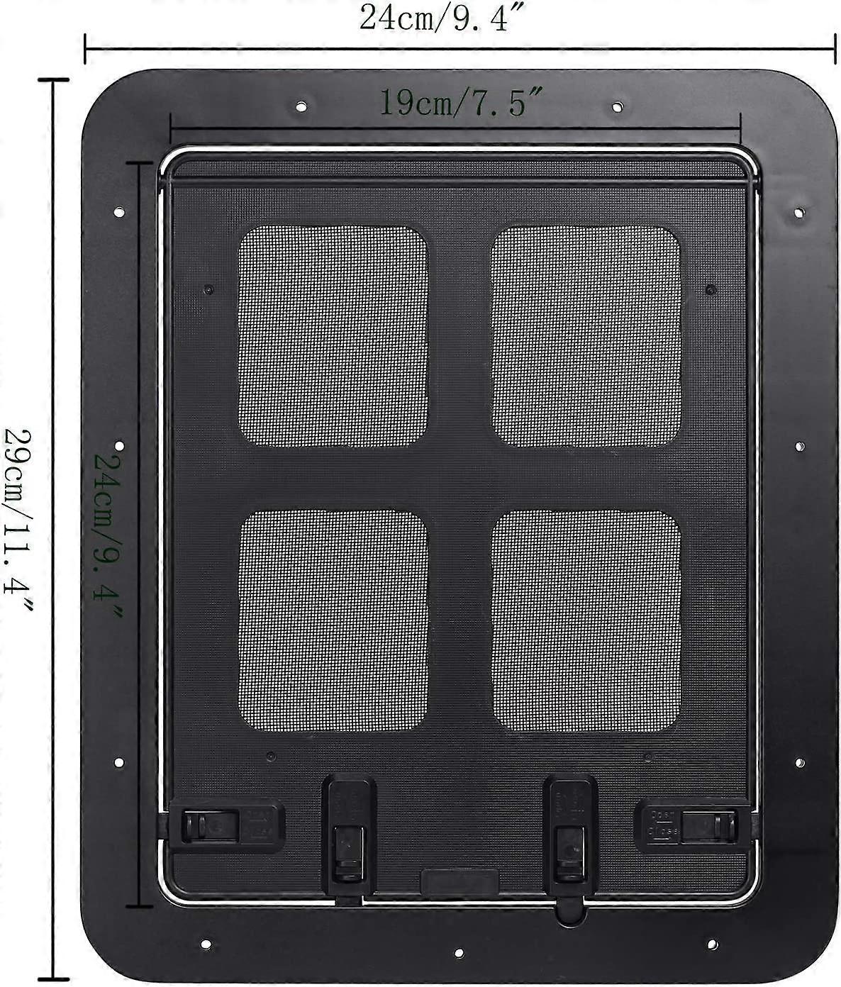 Pet Door for Dogs and Cats External Dimensions: 24 x 29 cm 4-Way ...