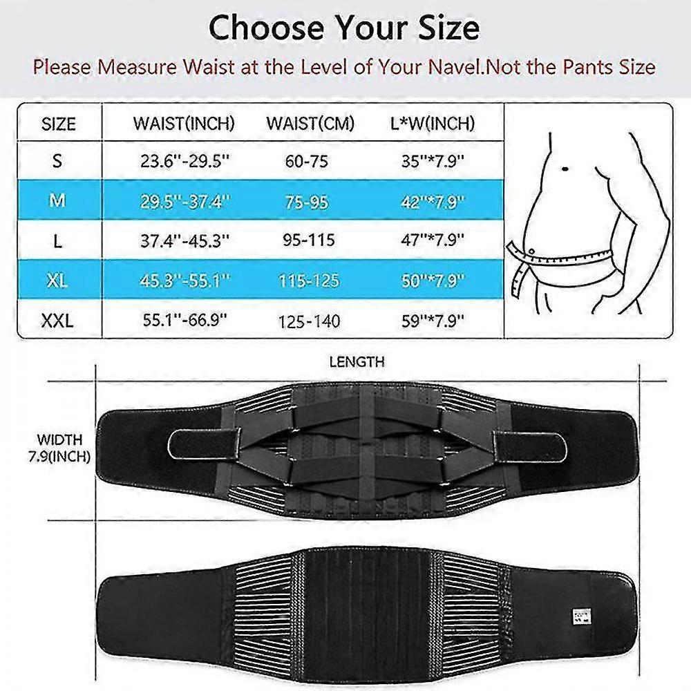 Medical Back Lumbar Support Belt Waist Orthopedic Brace Posture Men ...