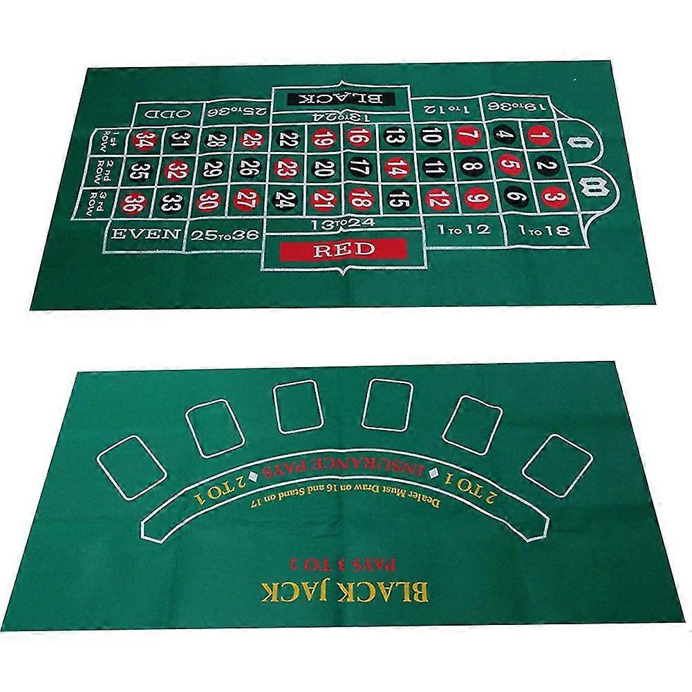 Game Tablecloth Double-sided Cards Game Table Felt Non-woven Cloth ...