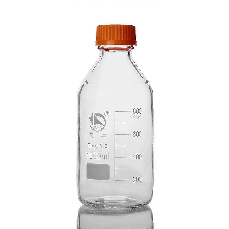 100ml 250ml 500ml 1000ml Borosilicate Laboratory Sample Glass Threaded ...