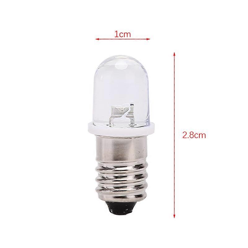 5pcs E10 Led Bulb E10 DC 3V 4.5V Instrument Bulb E10 Indicator Bulb Old ...