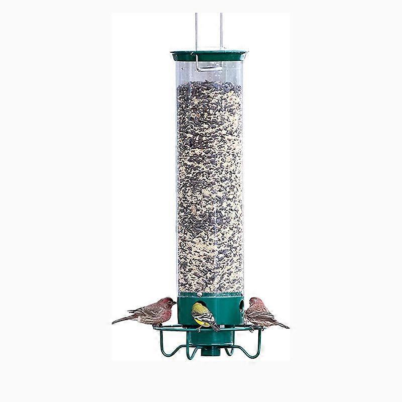 FRIEND Grain Bird Feeder 20cm Green with Approach Points I Outdoor Bird ...
