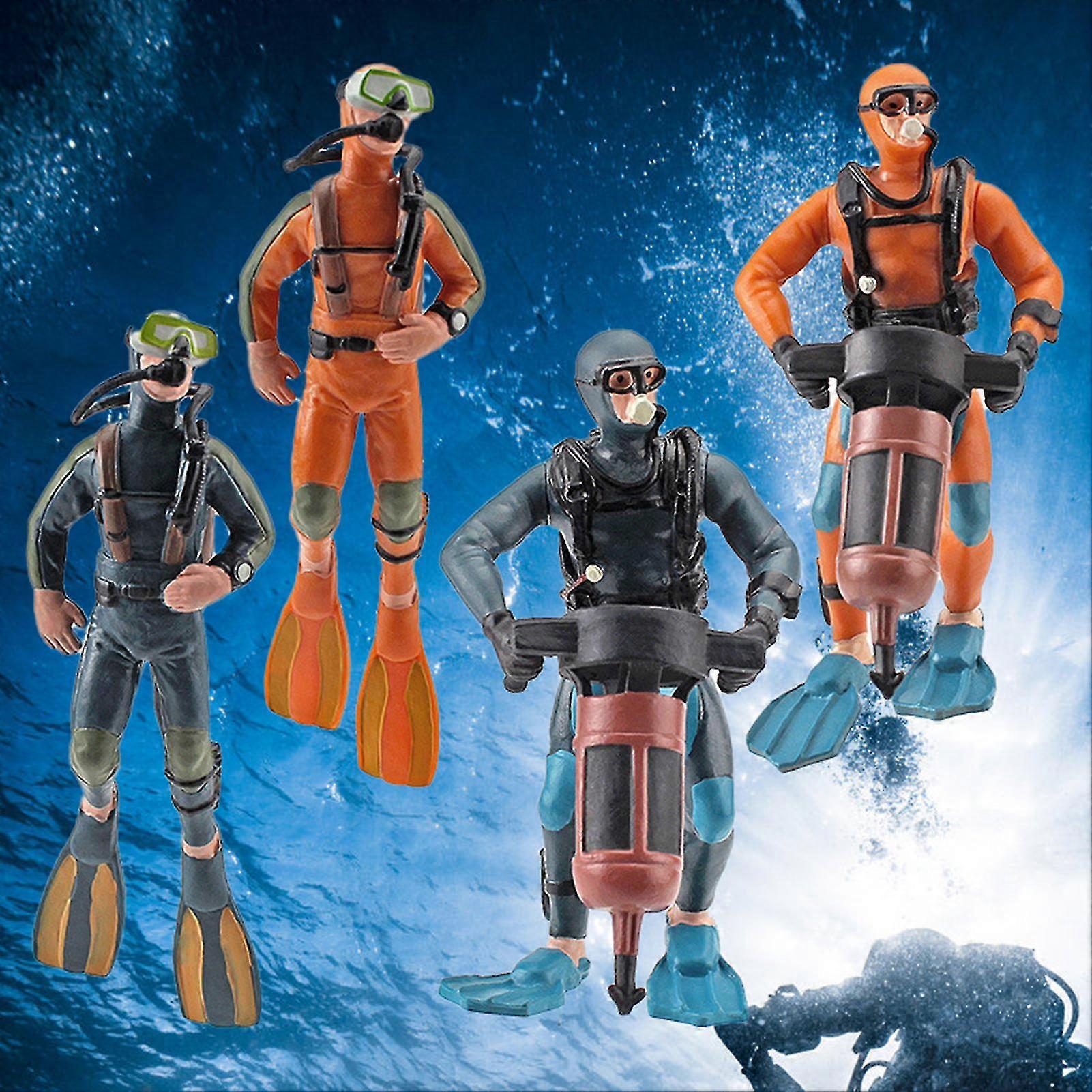 Diver Figure，Diver Figure Realistic DIY PVC Simulation Seabed ...