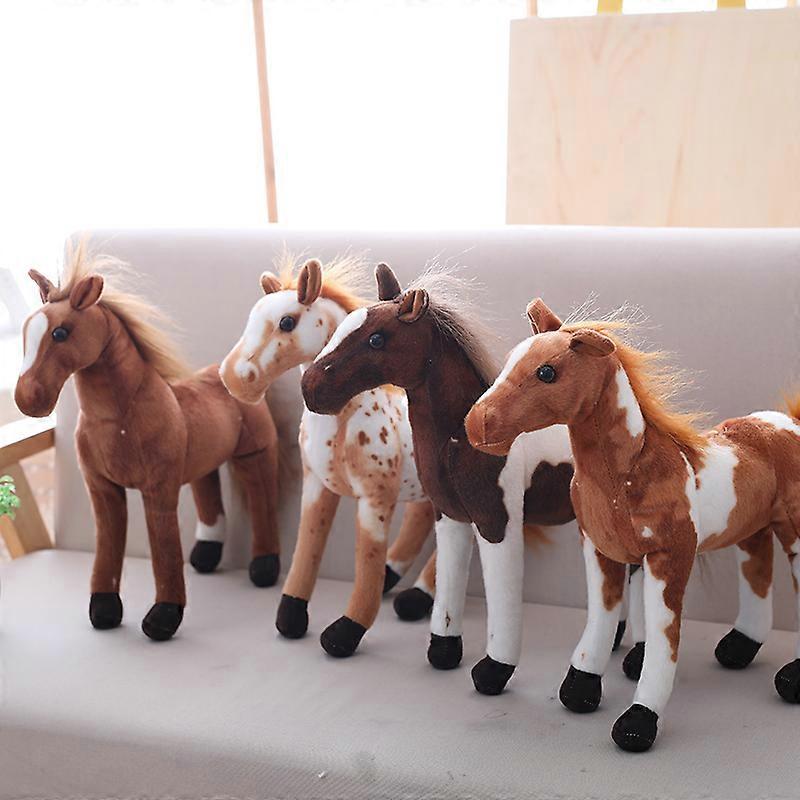 30cm Simulation Horse Plush Toys Cute Stuffed Animal Zebra Doll Soft ...