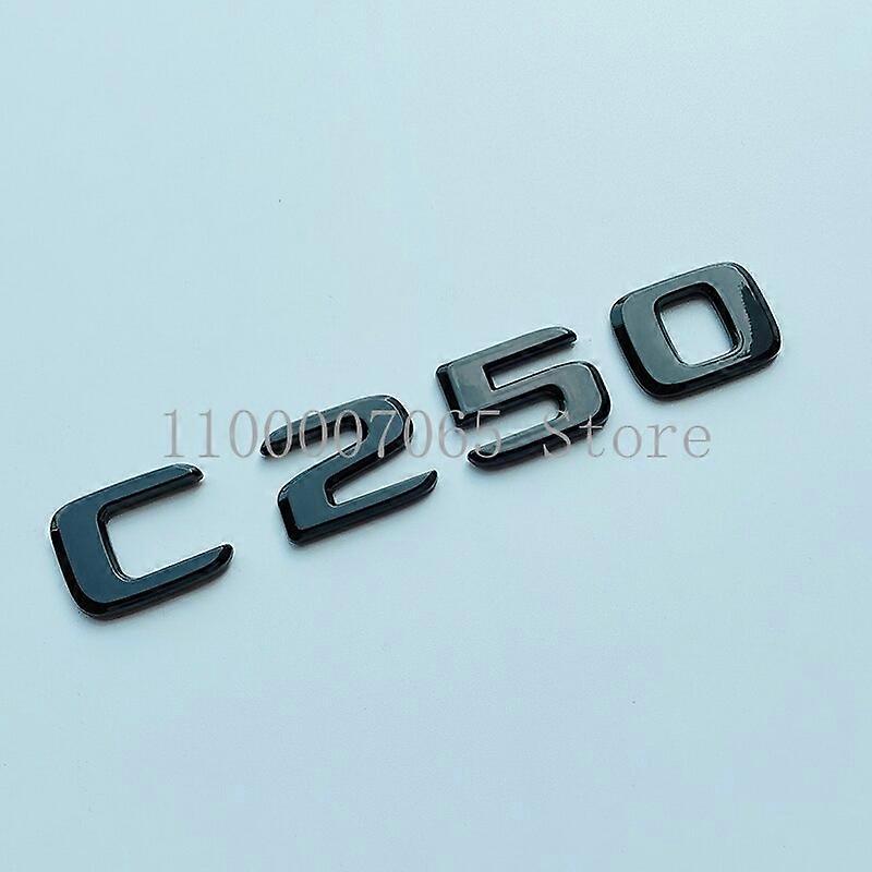 Glossy Black Letters C180 C200 C220d C250d C260 C300d 4Matic ABS Emblem ...
