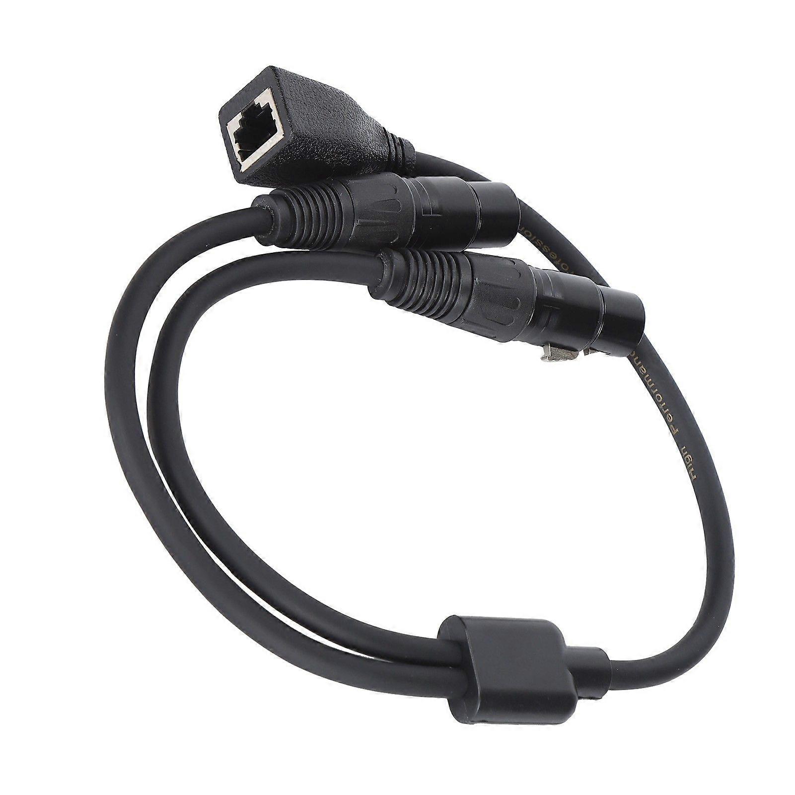 JORINDO JD6097 Adapter Cable Dual XLR Female to RJ45 Female Y Cable Connection Microphone ...