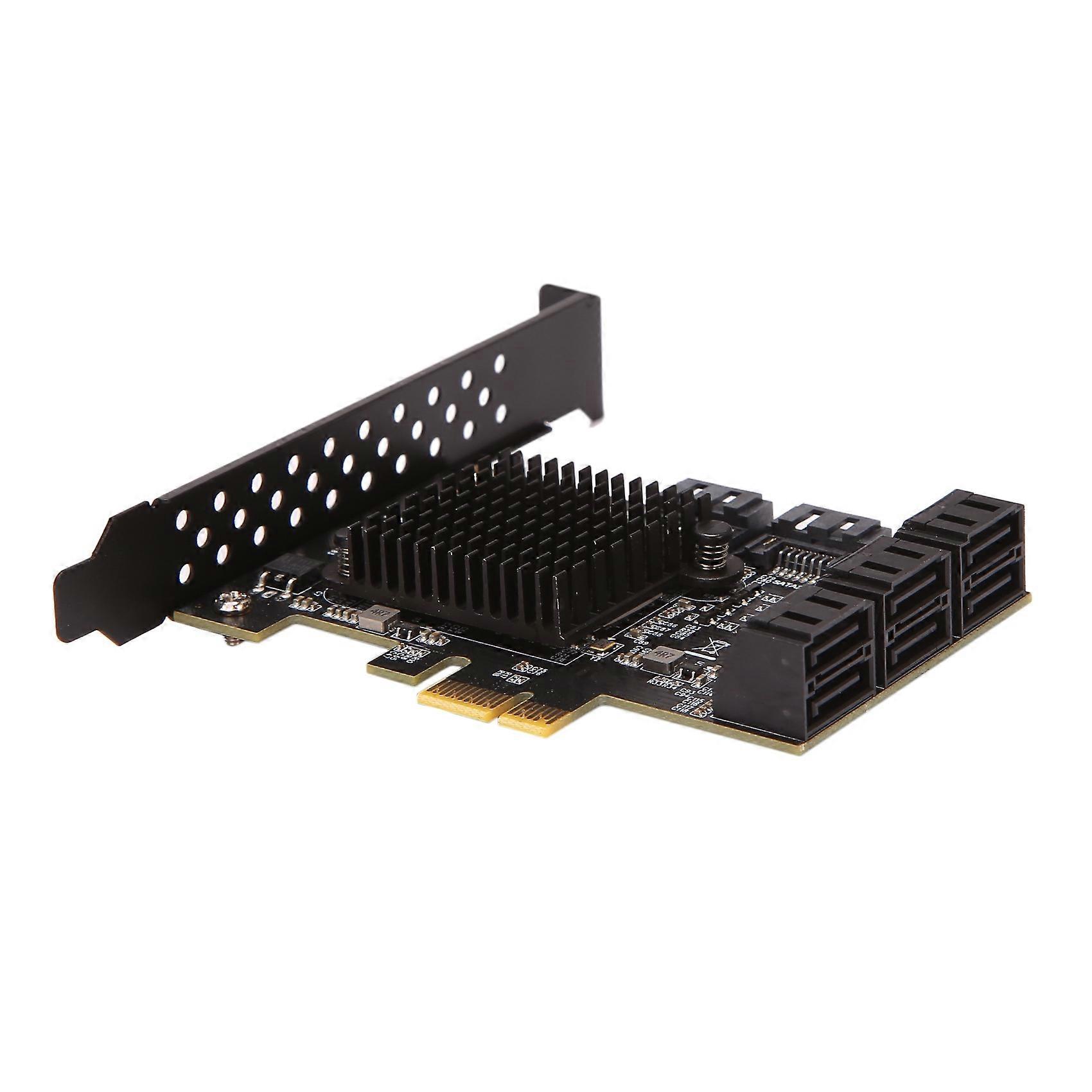 PCIE SATA Card 8 Port, SATA 3.0 PCIe Card, Upport 8 SATA 3.0 Devices ...