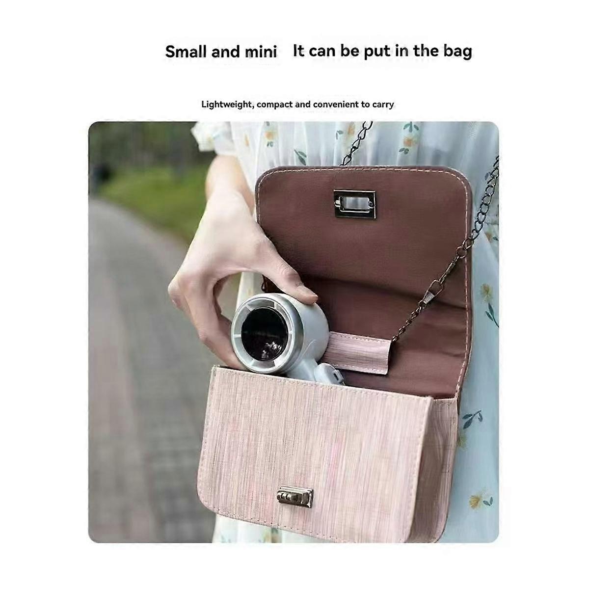 Foldable Handheld Fan 120 Speed Wind Personal Fans Mini Turbo Fans USB ...