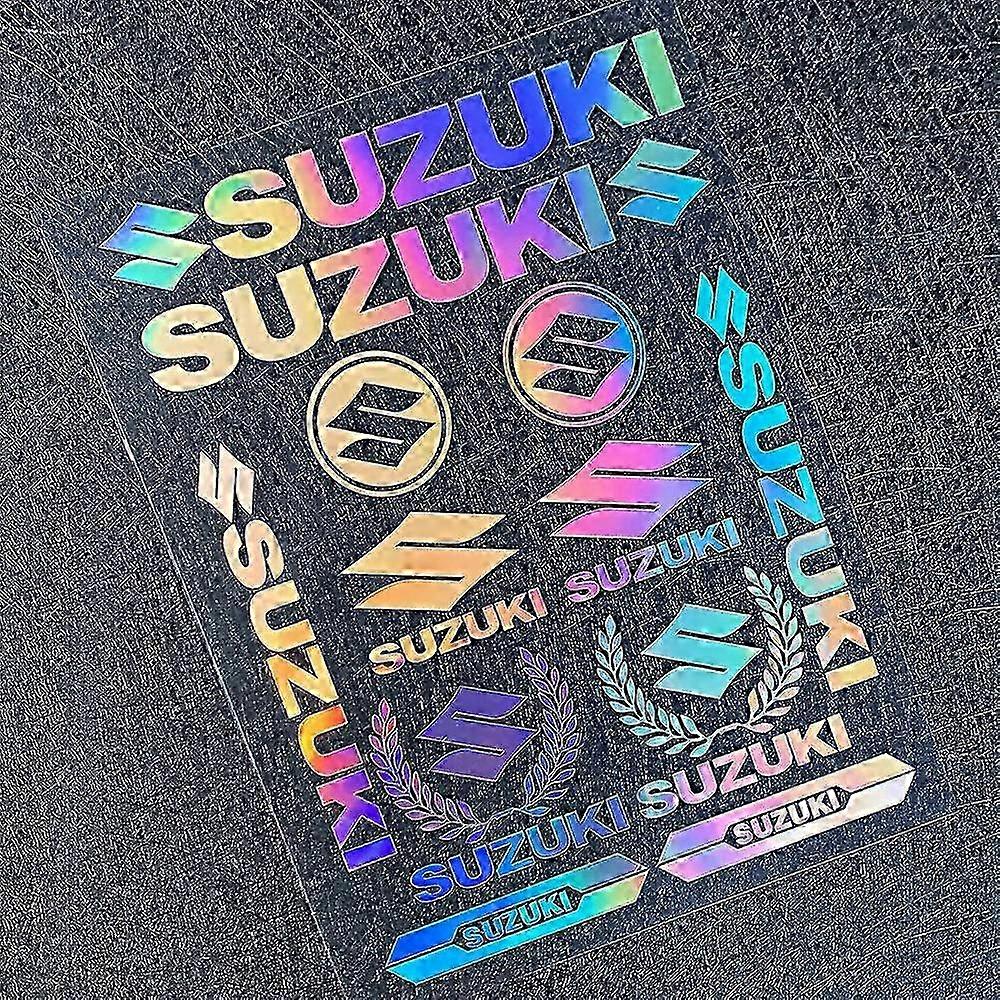For Suzuki Stickers Decals Tank Logo Set Helmet Emblem Vinyl Kit ...