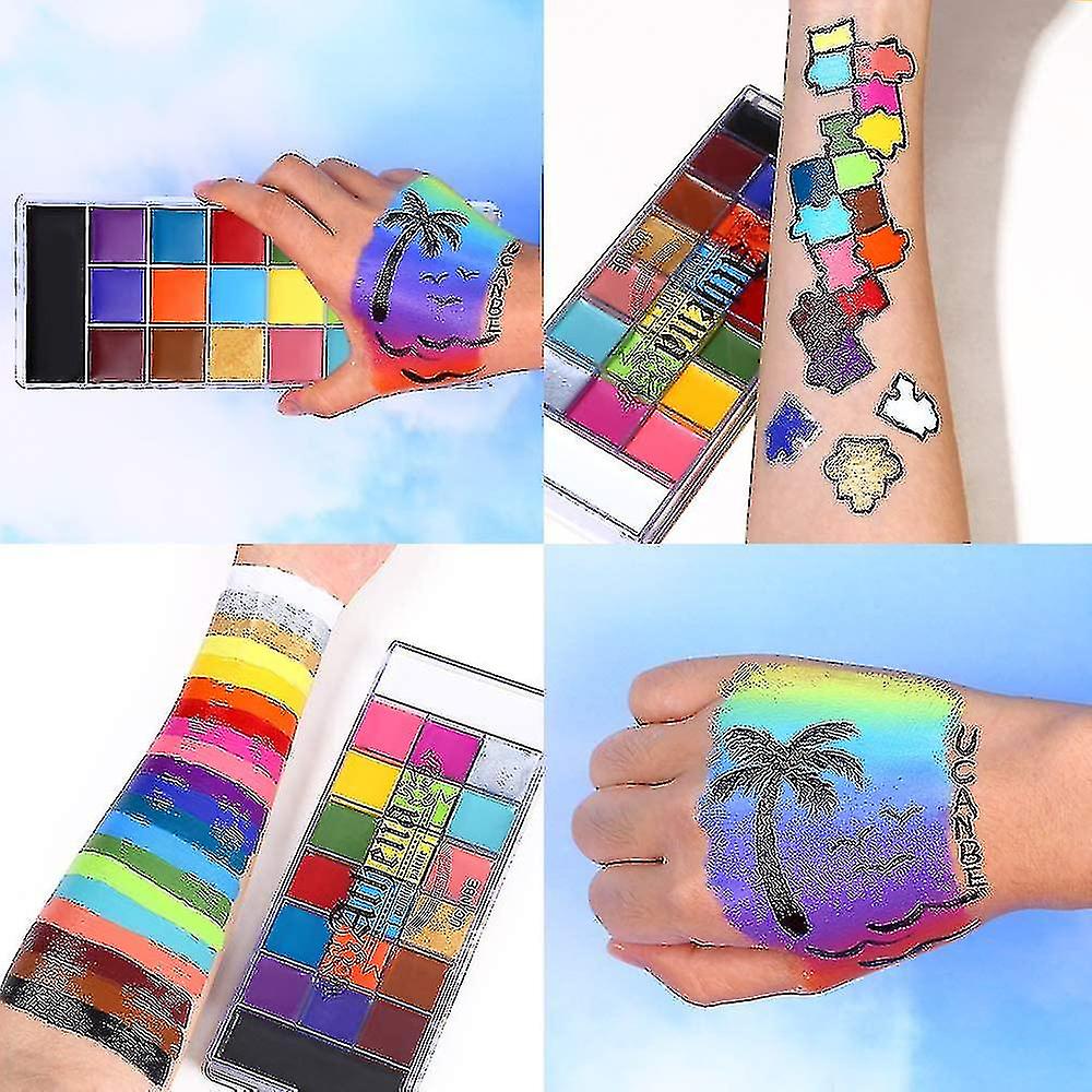 Oil Based Face Ing Palette - Lar Deep Pan, 20 Sfx Makeup Pallet Sfx ...