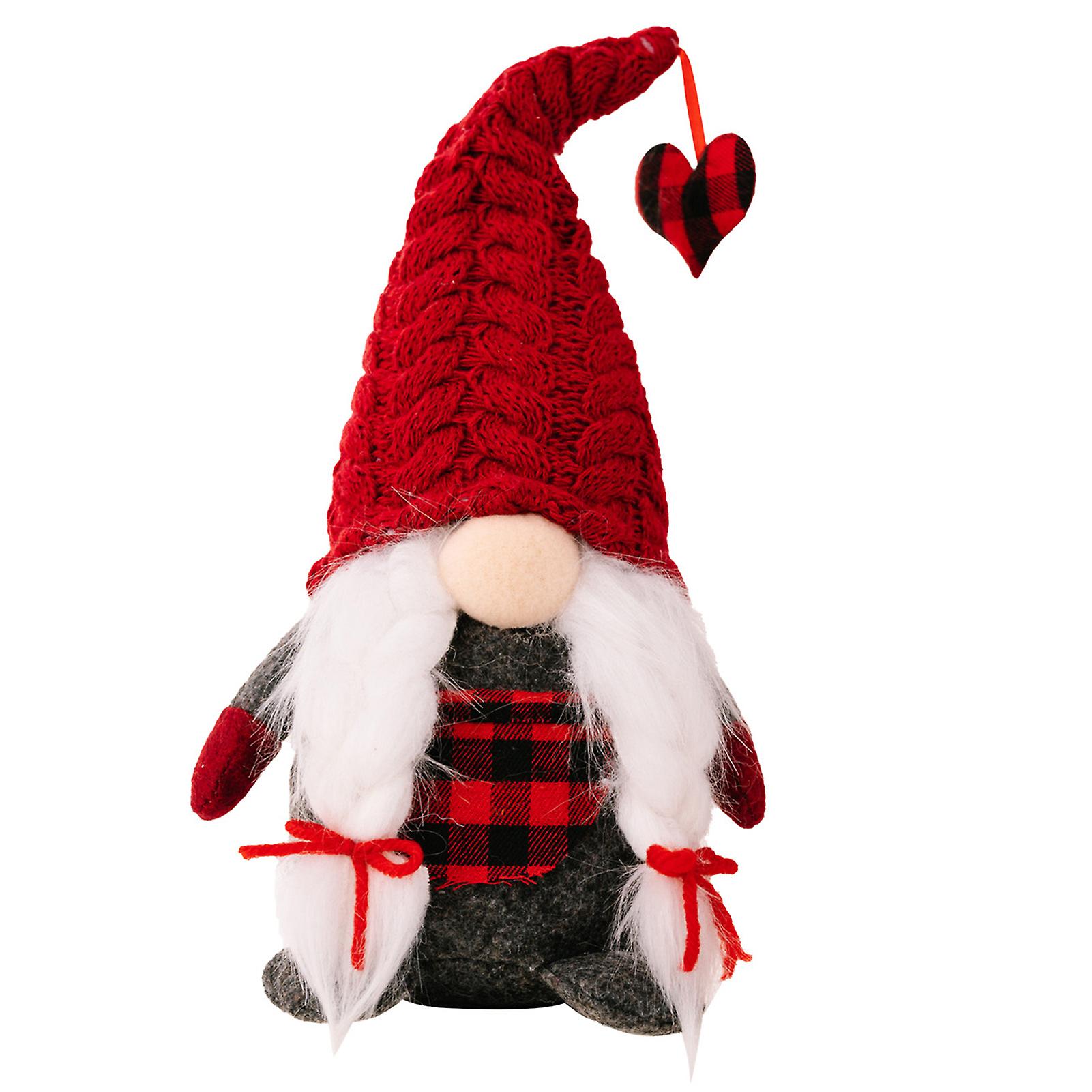 Gnomes Valentine Day Decorations Cute Stuffed Scandinavian Tomte Elf ...