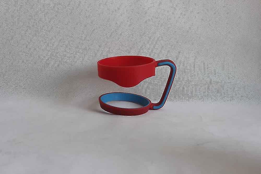 Rose red thermal coffee mug travel mug car tumbler cup holder vacuum ...