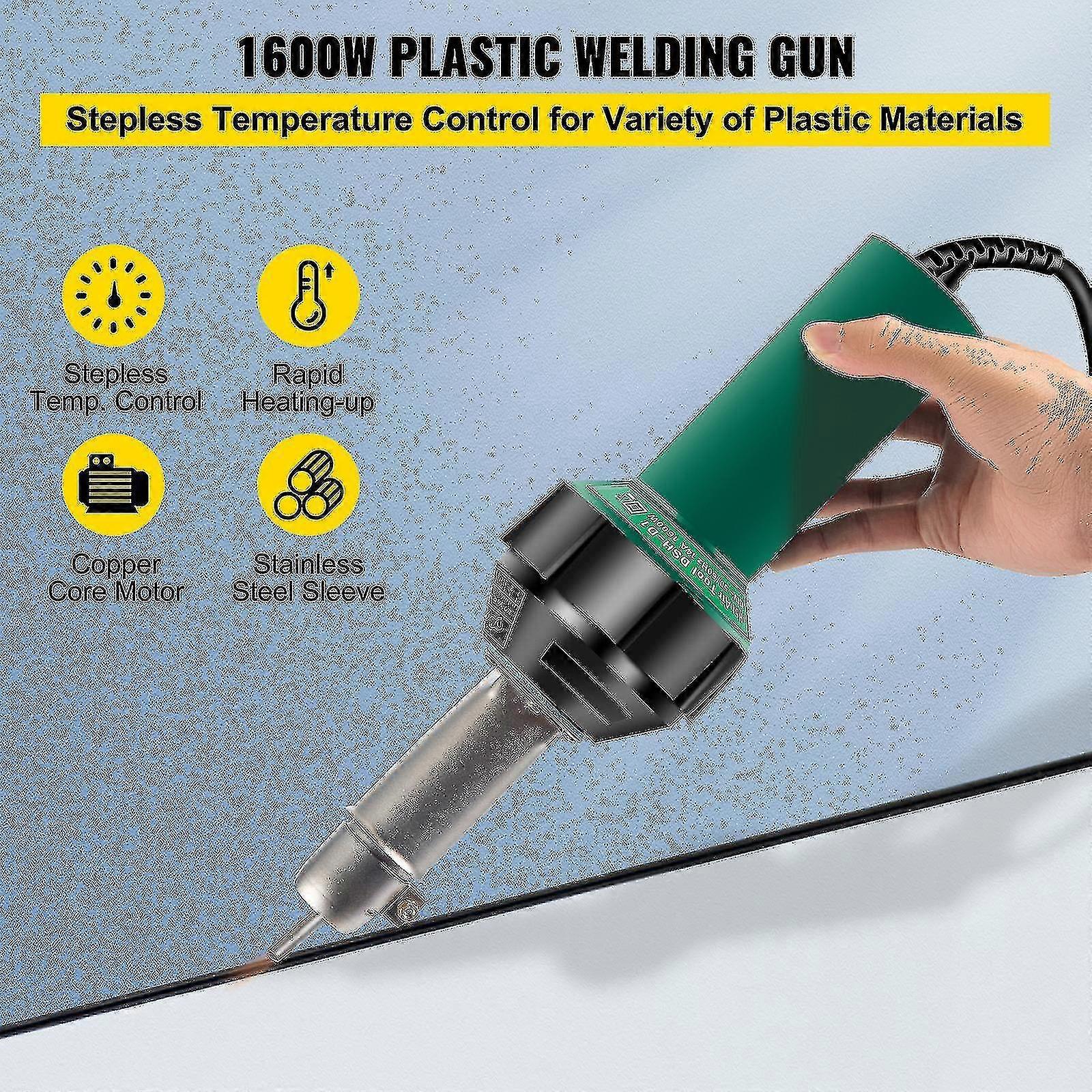 1600w Hot Air Torch Pvc Welding Gun Plastic Very Good | Fruugo UK