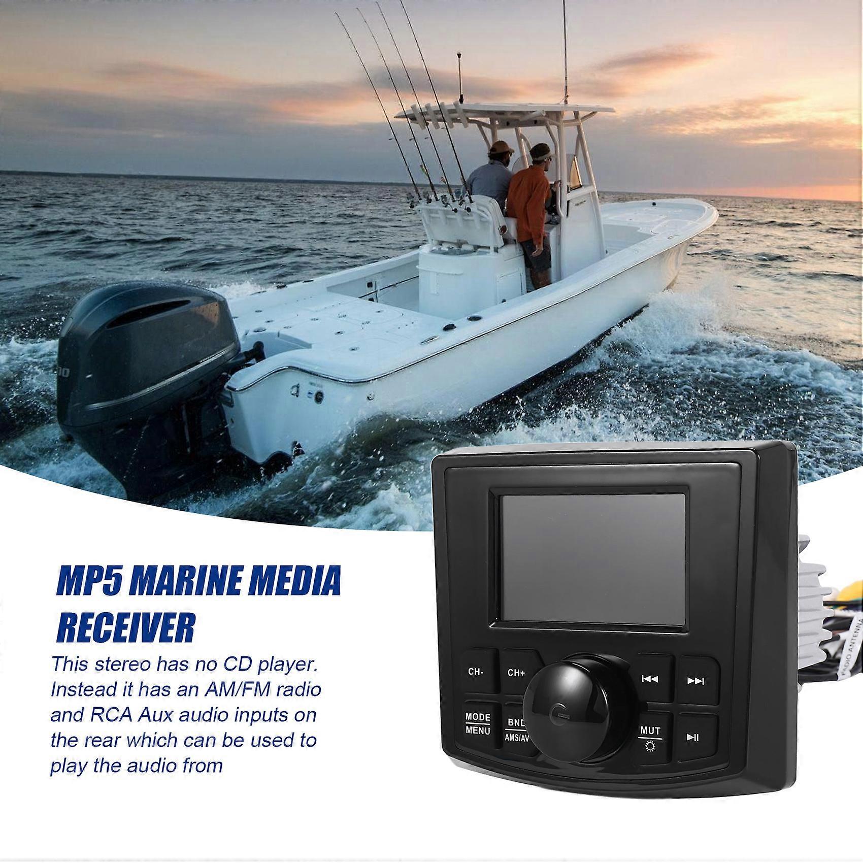 Marine Radio MP5 Boat Radio Stereo 3inch Display Media Video Player ...