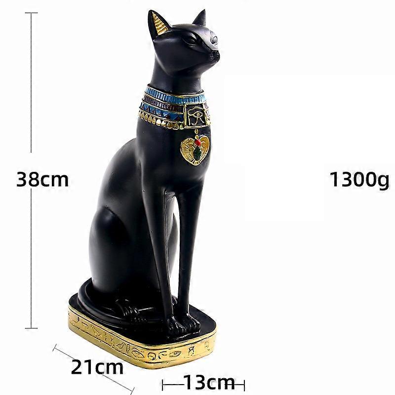 Resin Egyptian Bastet Figurine Anime Egyptian Goddess Statue Sculpture ...