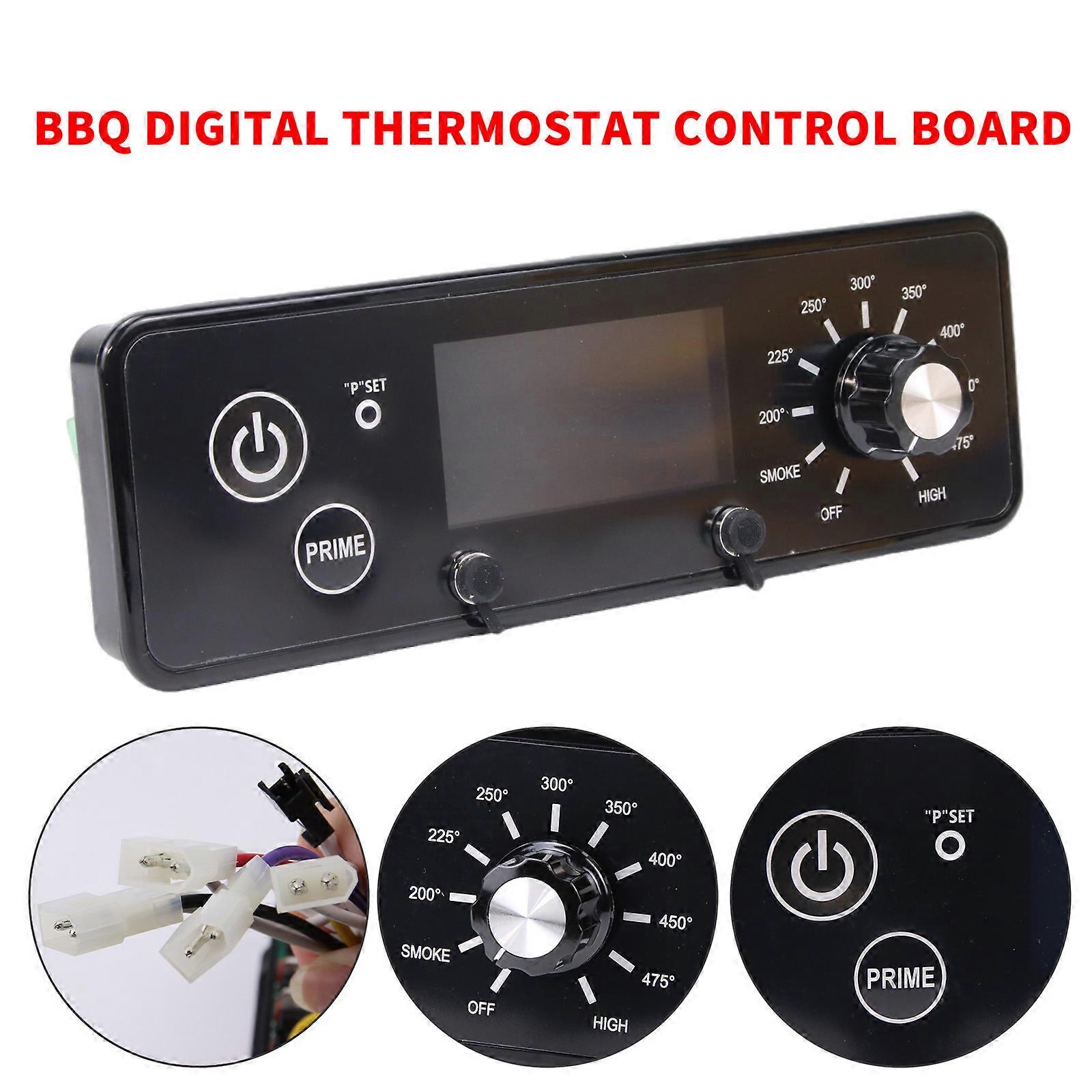 Black Digital BBQ Thermostat Control Board for Pit Boss Wood Oven Grill ...