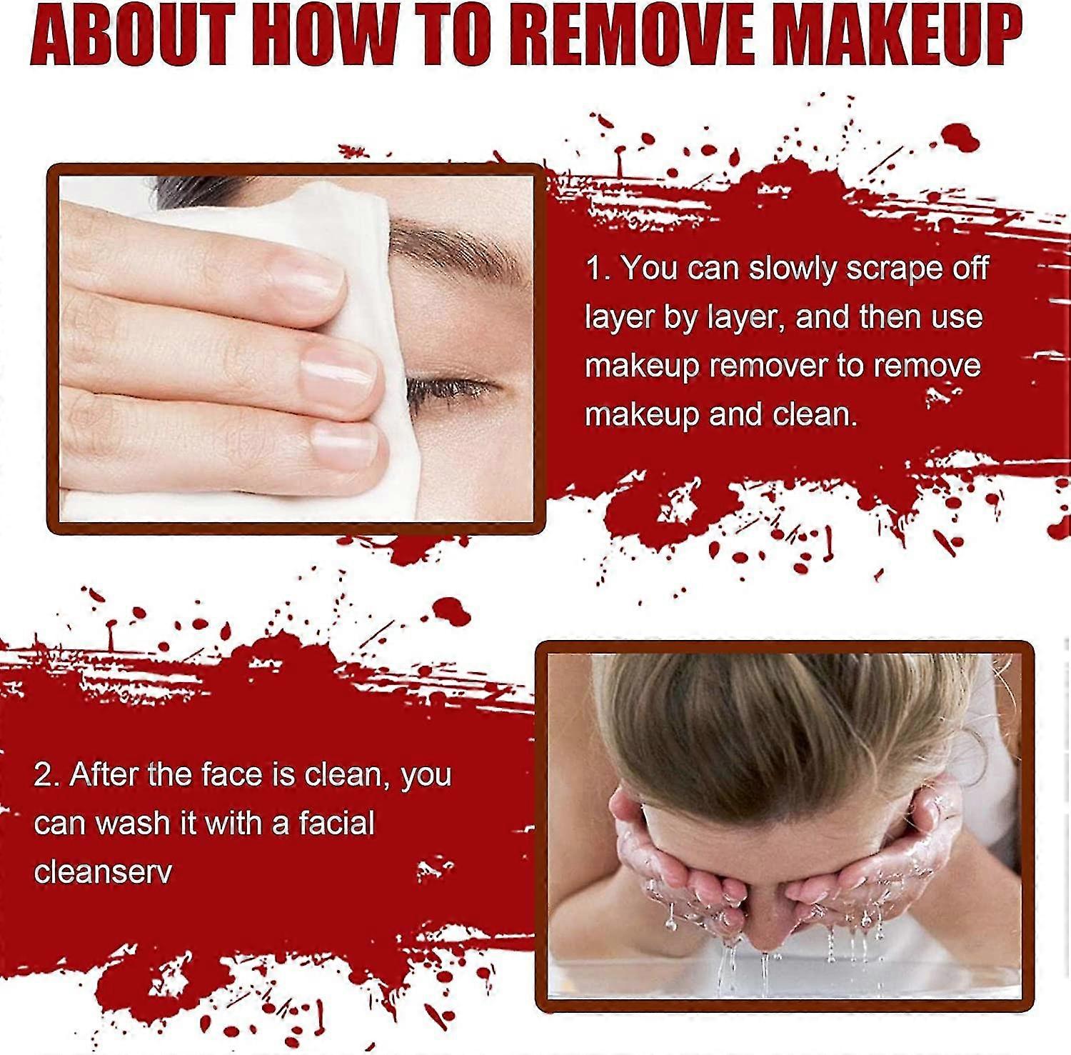 Professional Halloween Sfx Makeup Kit - Fake Scar Wound Makeup - Human ...