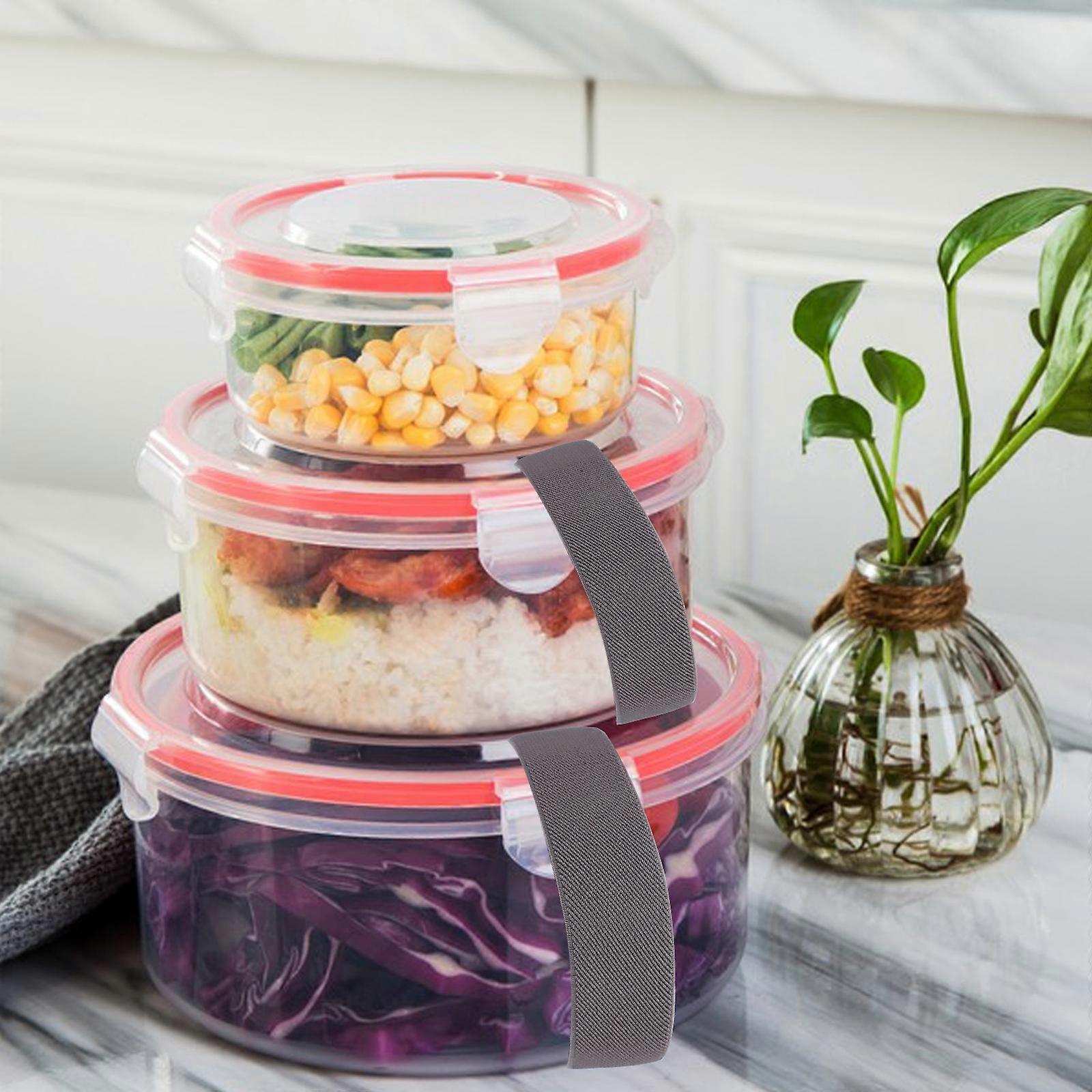 4pcs Elastic Bands for Lunch Box Bento Box Straps Stretchable Lunch Box ...