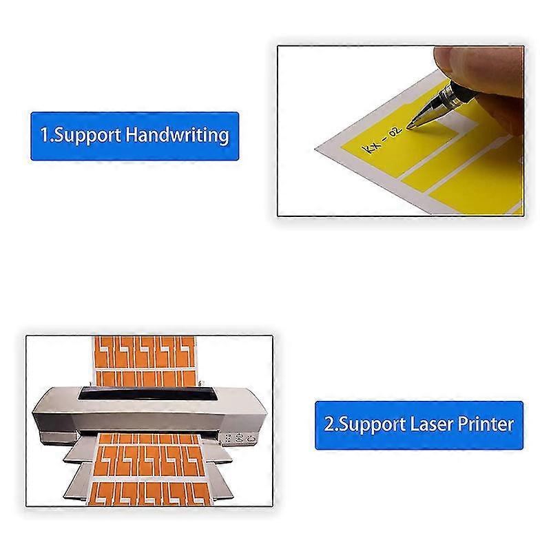 540pcs/18 Sheets Cable Labels Tags Cable Markers Self Adhesive Cable ...