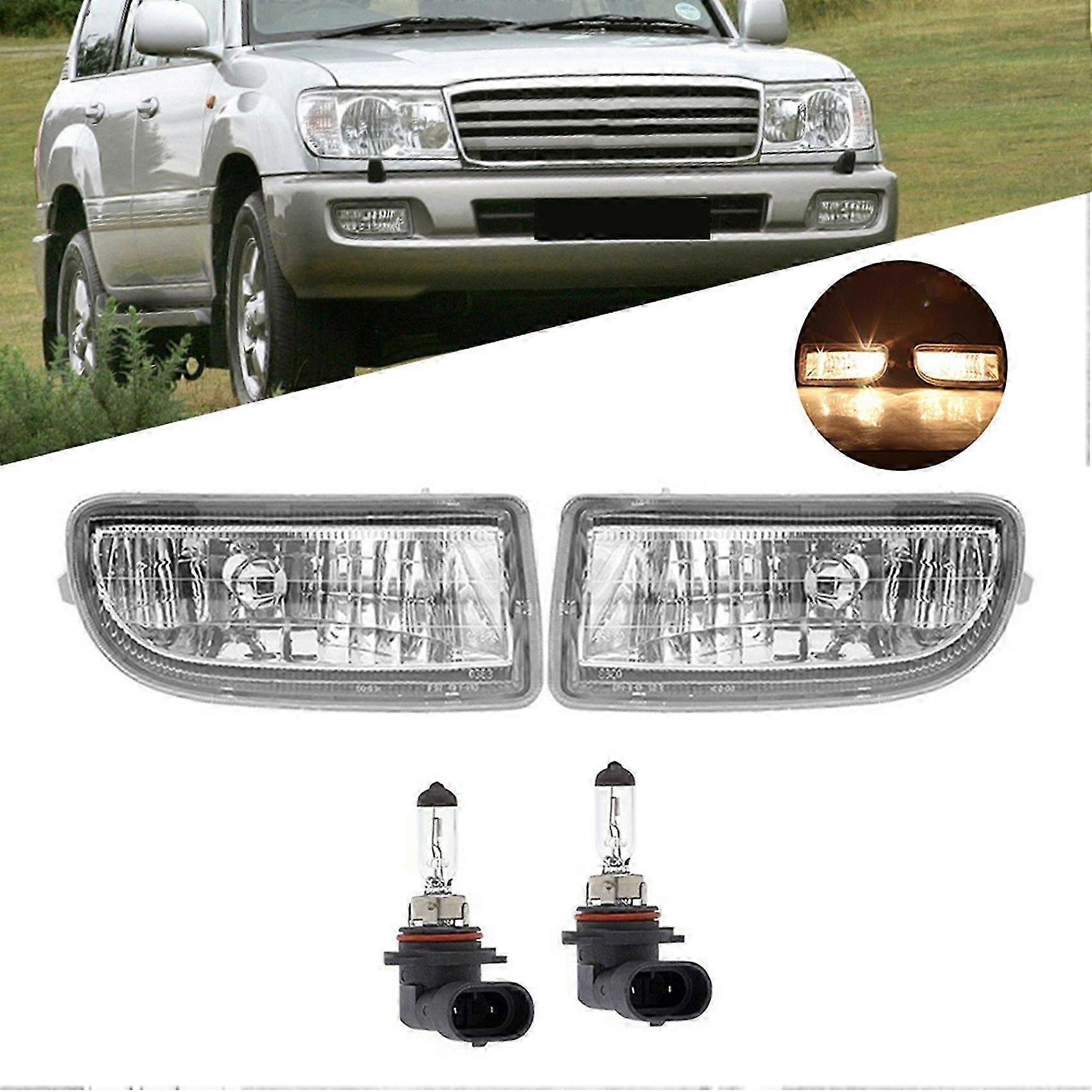 1Pair Front Fog Lights Halogen Lamp for Land Cruiser LC100 FJ100 1998 ...