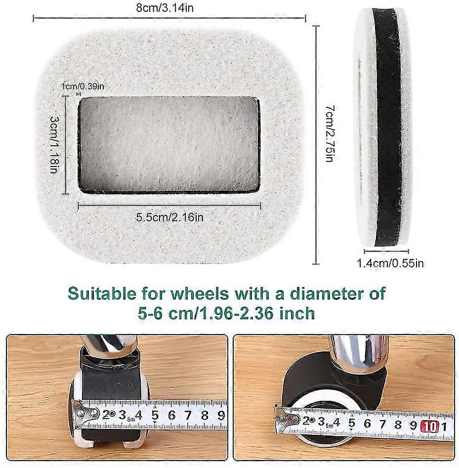 10 Pack Felt Anti-slip Felt Furniture Foot Protectors For Furniture ...