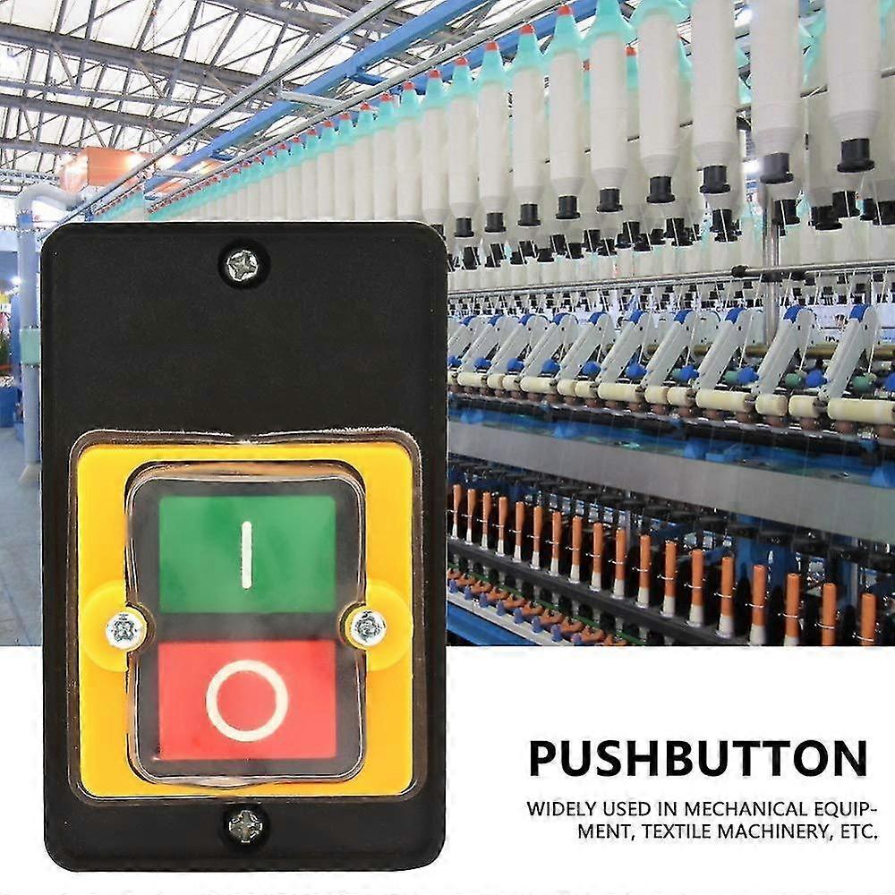 Push Button Switch, Ac 220v/380v 10a Waterproof Power Control Button ...