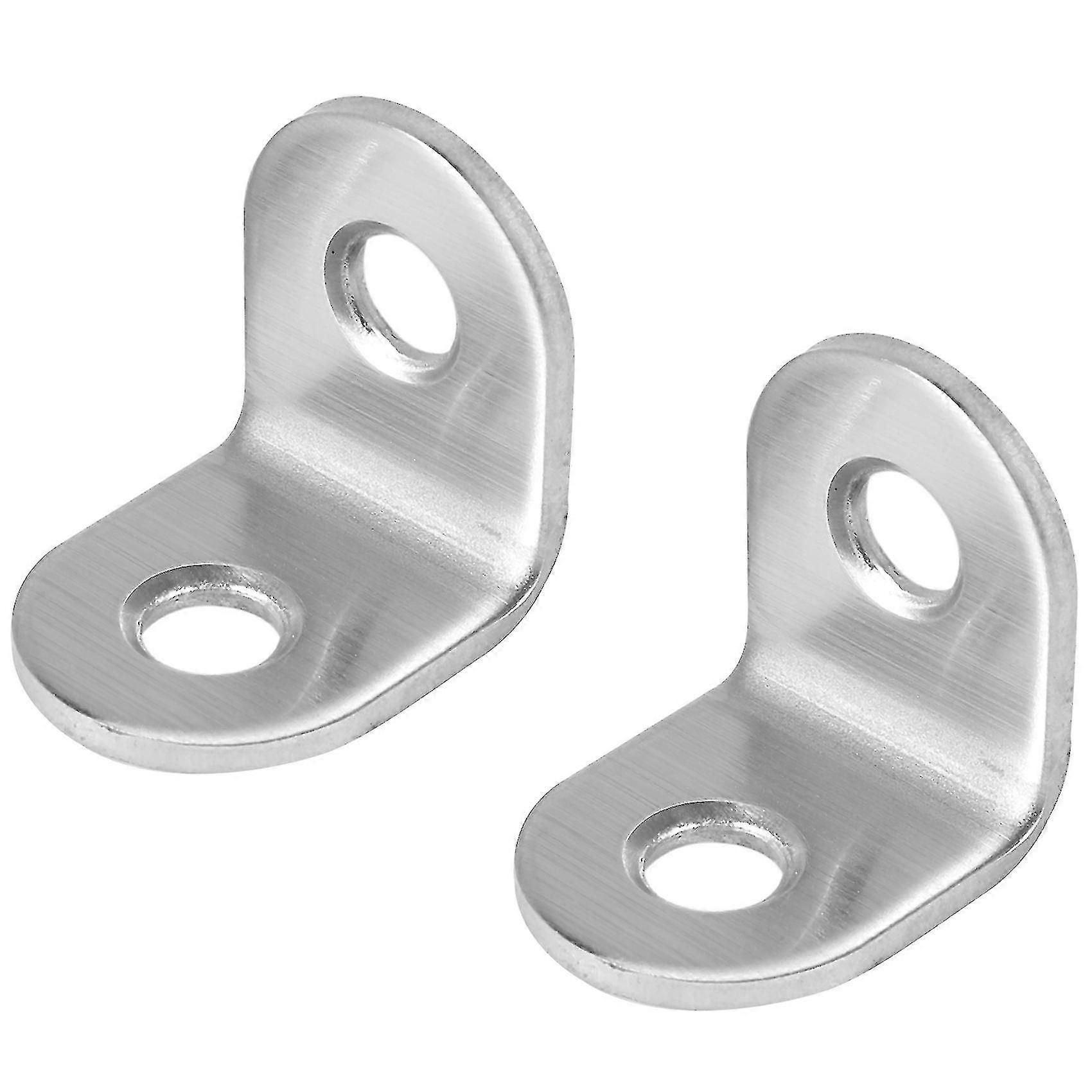 20 Pcs Stainless Steel L Bracket Corner Brace Joint Right Angle Bracket ...