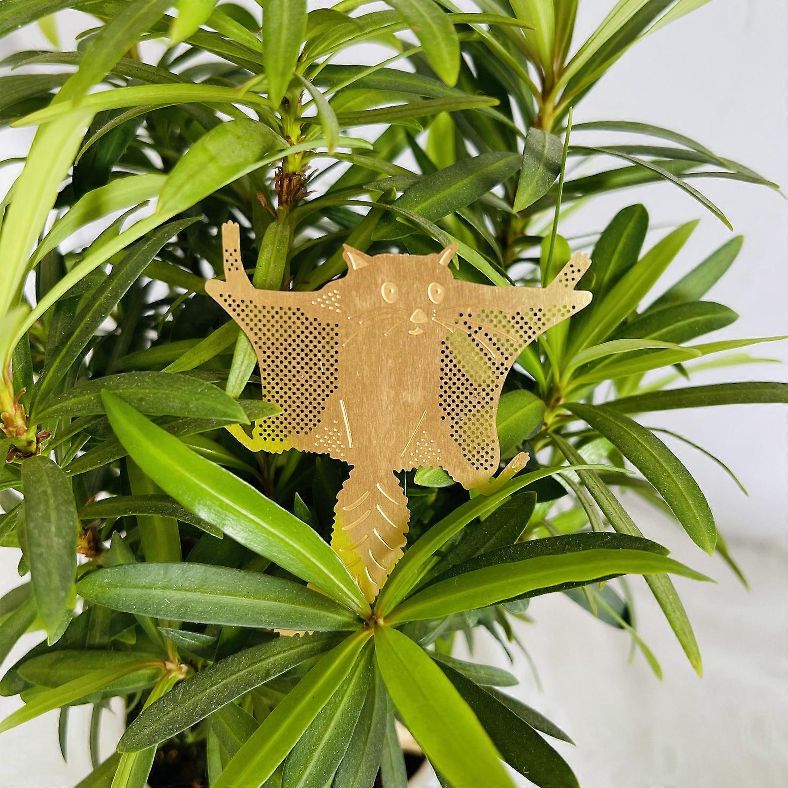 Plant decoration animal pendants, metal plant decoration hanging accessories, metal plant ...