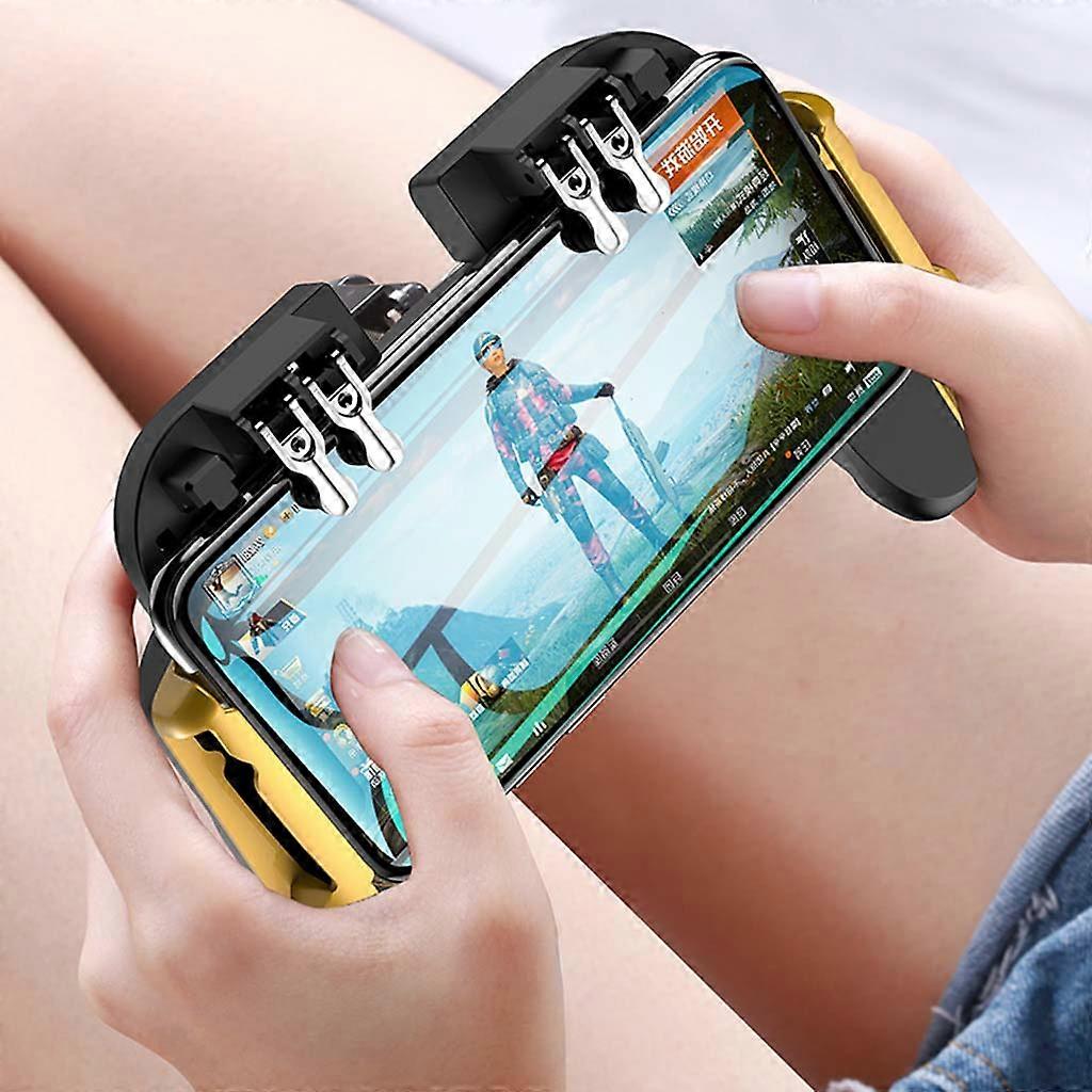 Mobile Game Controller with Fan Compatible with PUBG 6 Finger Control, Handle | Fruugo UK