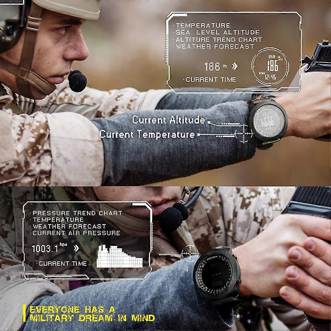 North Edge Outdoor Smart Watch Waterproof Men' Digital Watch For Sport ...