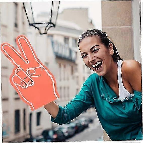 6pcs Foam Fingers For Hands Cheering Colorful Cheerleading Foam Fingers ...