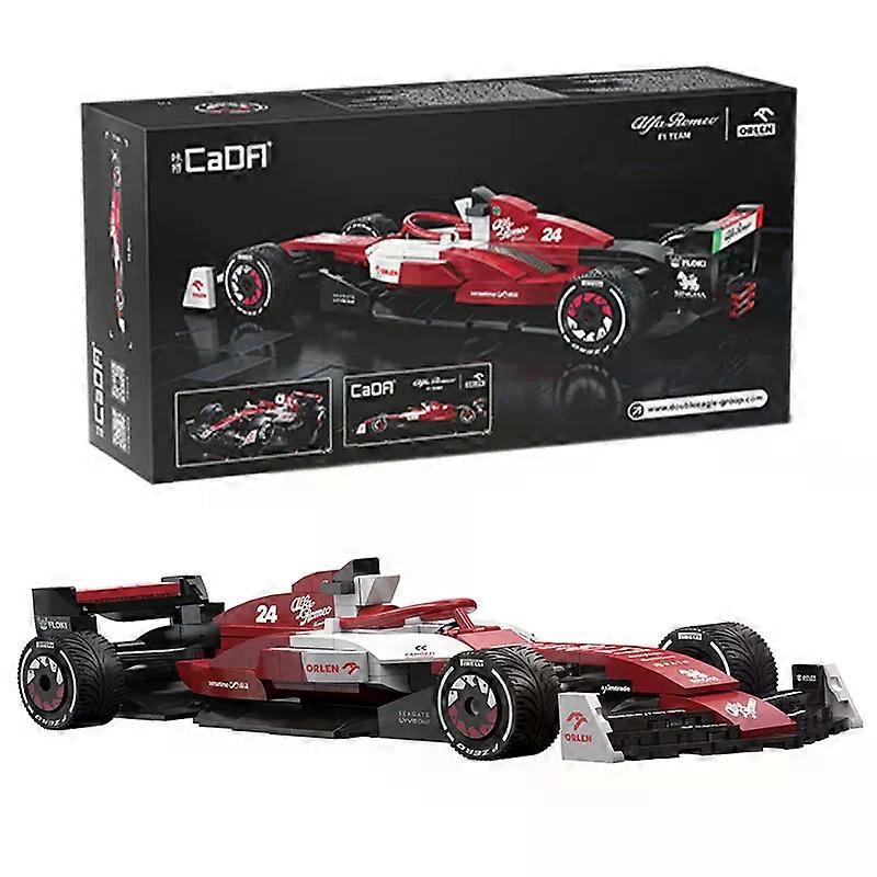 Cada 1:24 Alpha Romeo 2022 F1 Racing Car C42 Sports Car Model Building ...