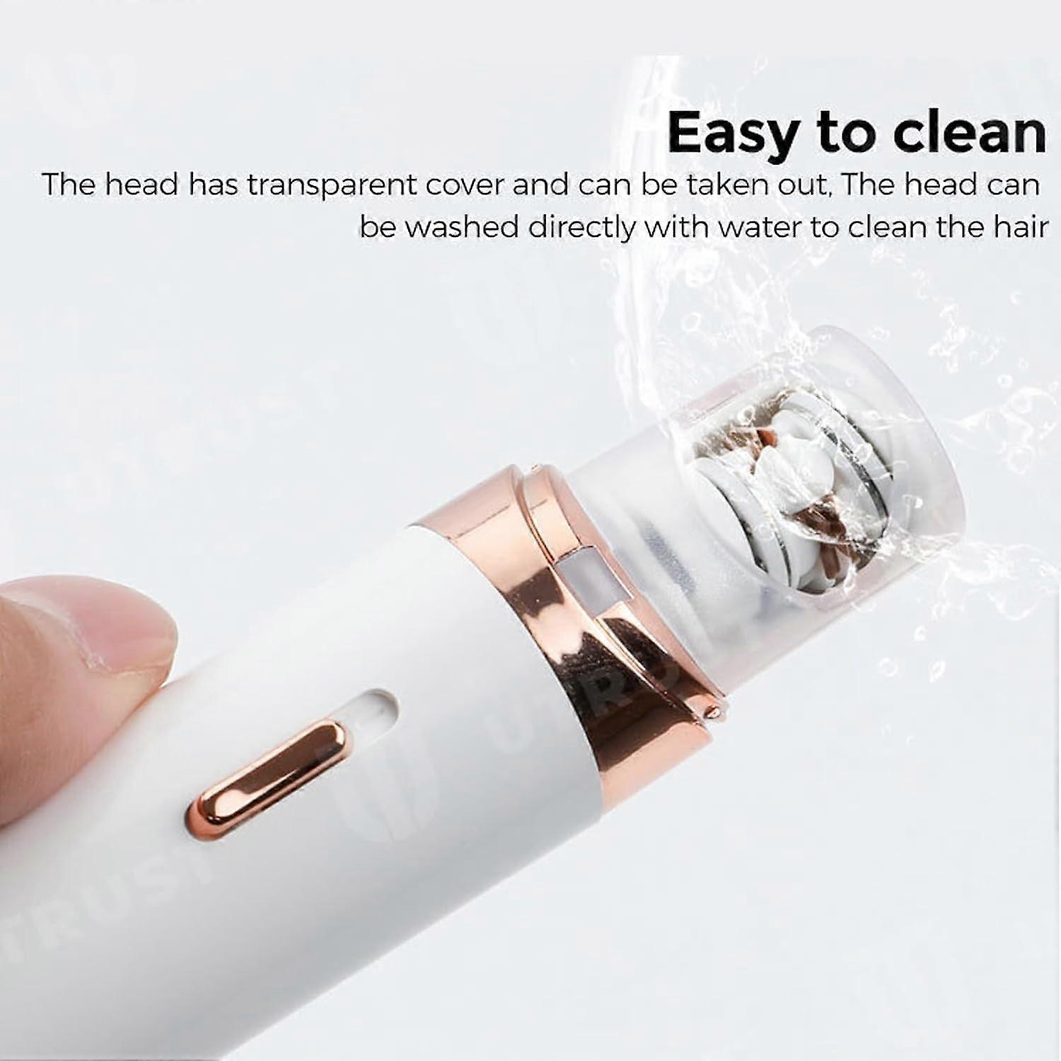 Women's Face Epilator - Cordless Rechargeable Hair Removal Device for ...