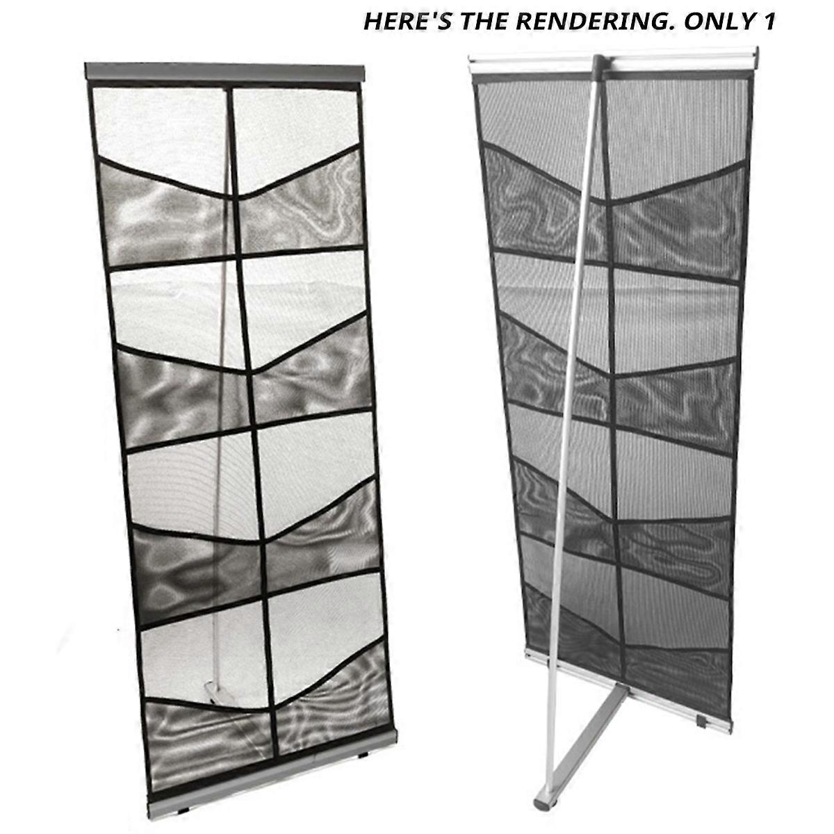 Vertical Brochure Stand Grid Brochure Display Stand Portable Brochure ...