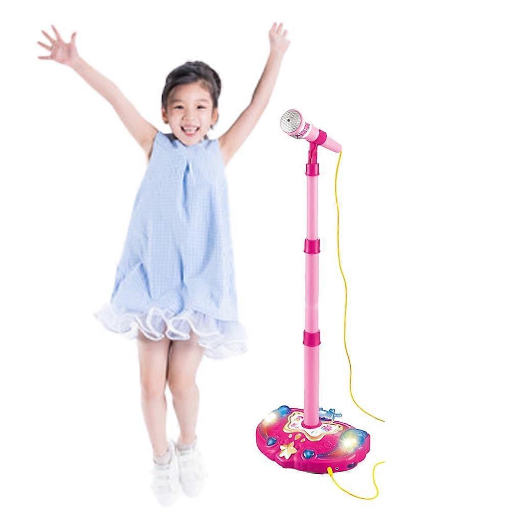 CSCHome Karaoke for Toddler Microphone with Adjustable Mic Stand ...