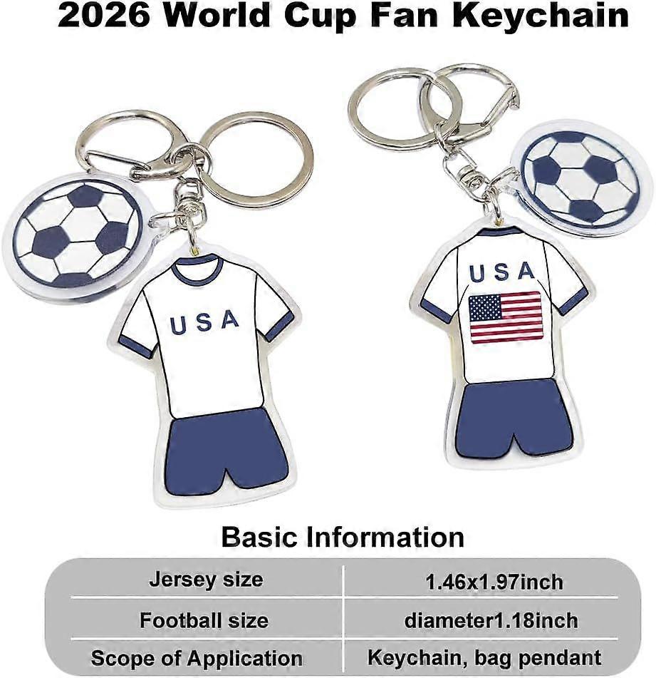 2026 National Football Team Fan Soccer Keychain - 2026 National ...
