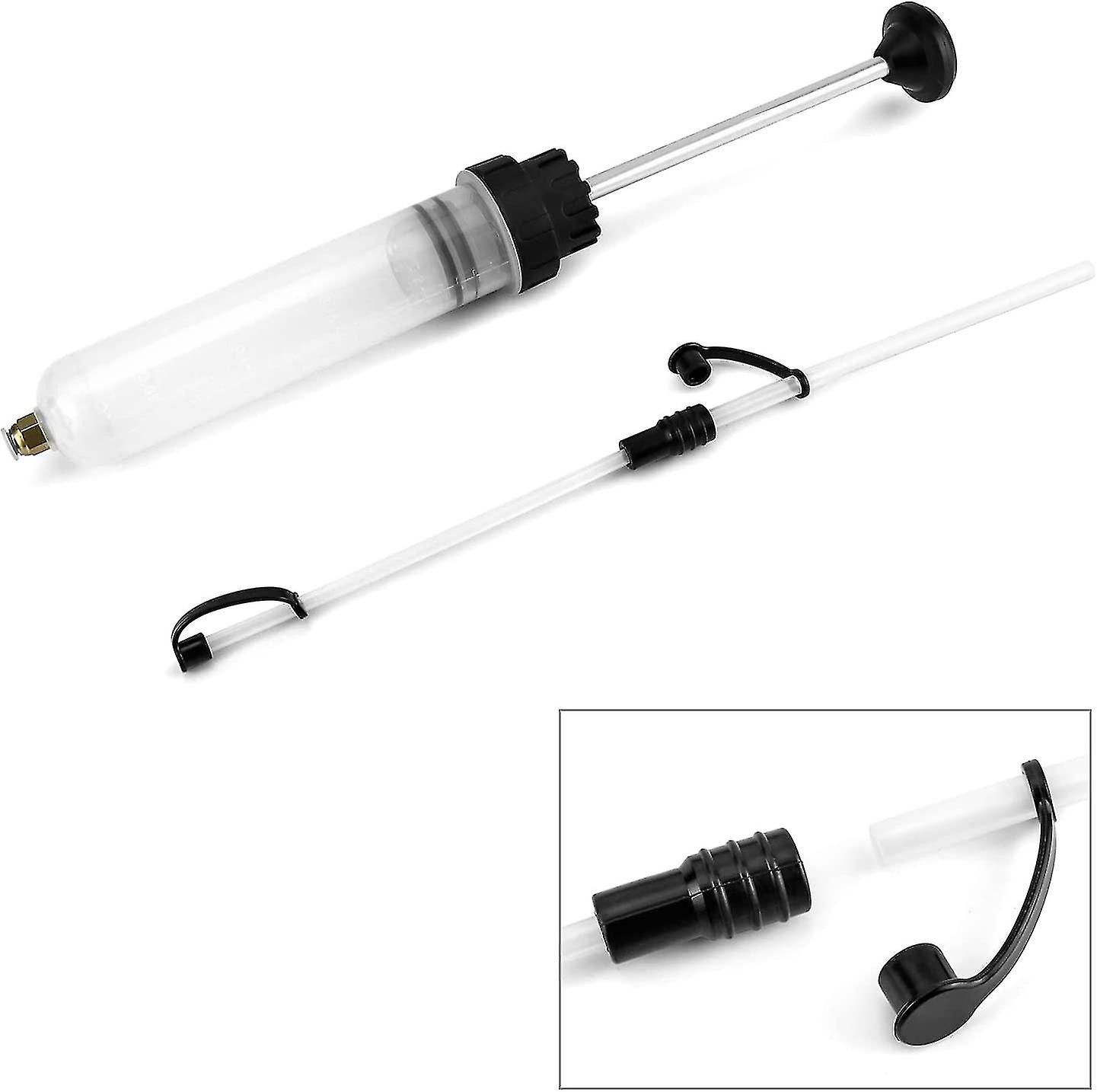200ml/0.21qt./7oz Oil Suction Syringe, Syringe Style Manual Automotive ...